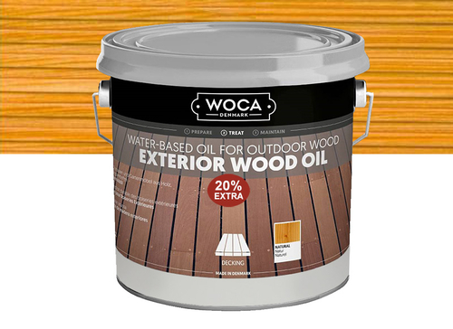 Woca Exterior oil Lariks - Hout olie voor Thermo, Ayous, Bam