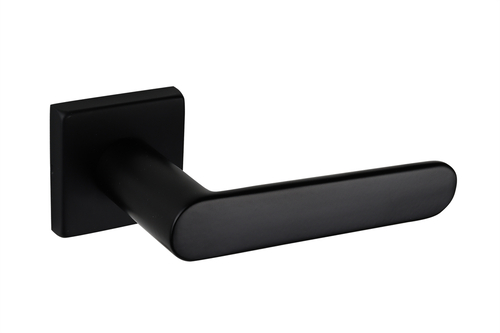 Manípulo de porta Lavuzo Novara Black com roseta quadrada